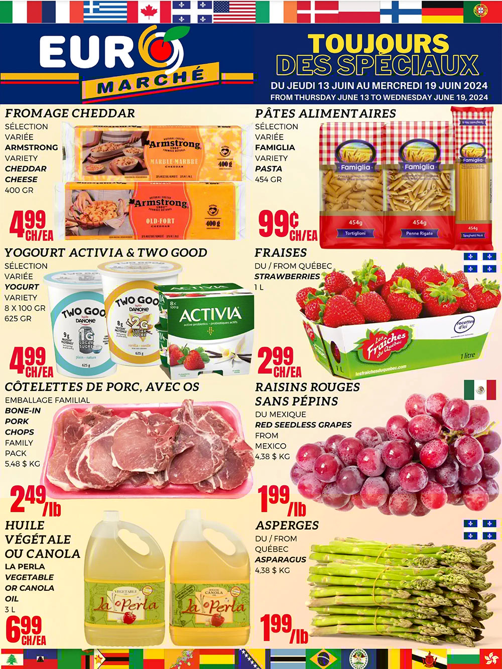 Circulaire Euromarché Du 6 au 12 juin 2024 🍁 Plusieurs Rabais 📌