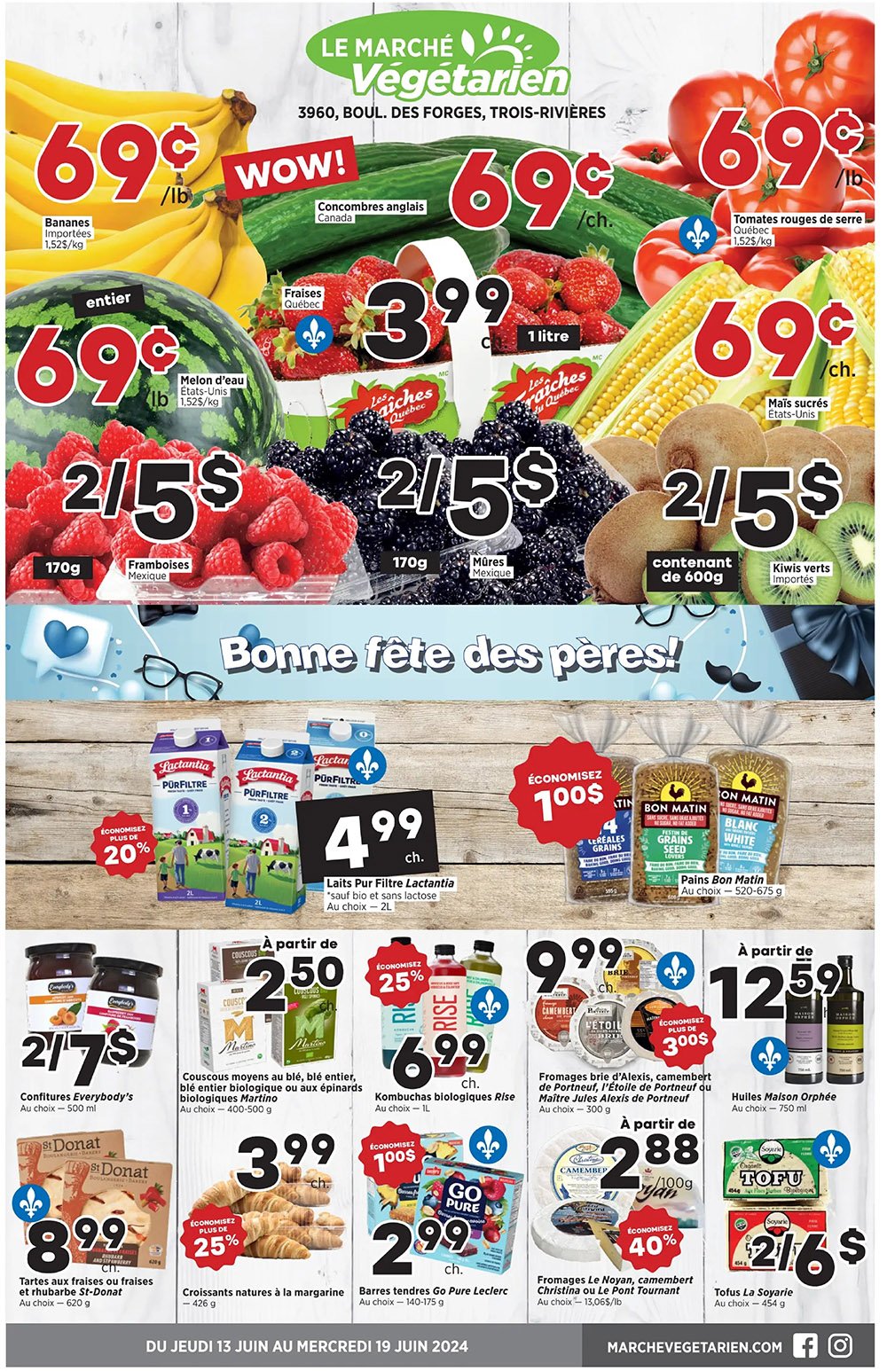 Circulaire Marché Végétarien Du 25 avril au 1 mai 2024 Trois-Rivières 🍁 ...