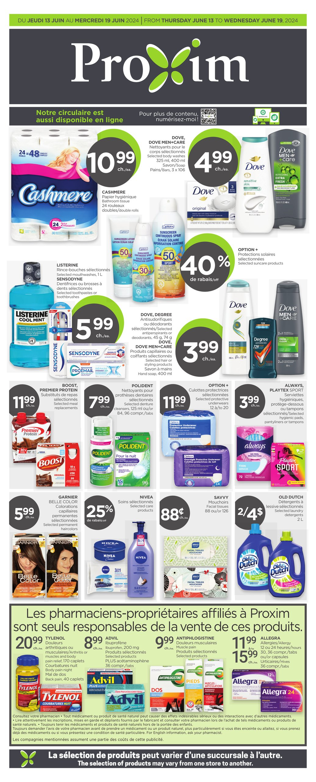 Circulaire Proxim Du 30 mai au 5 juin 2024 🍁 Plusieurs Rabais 📌