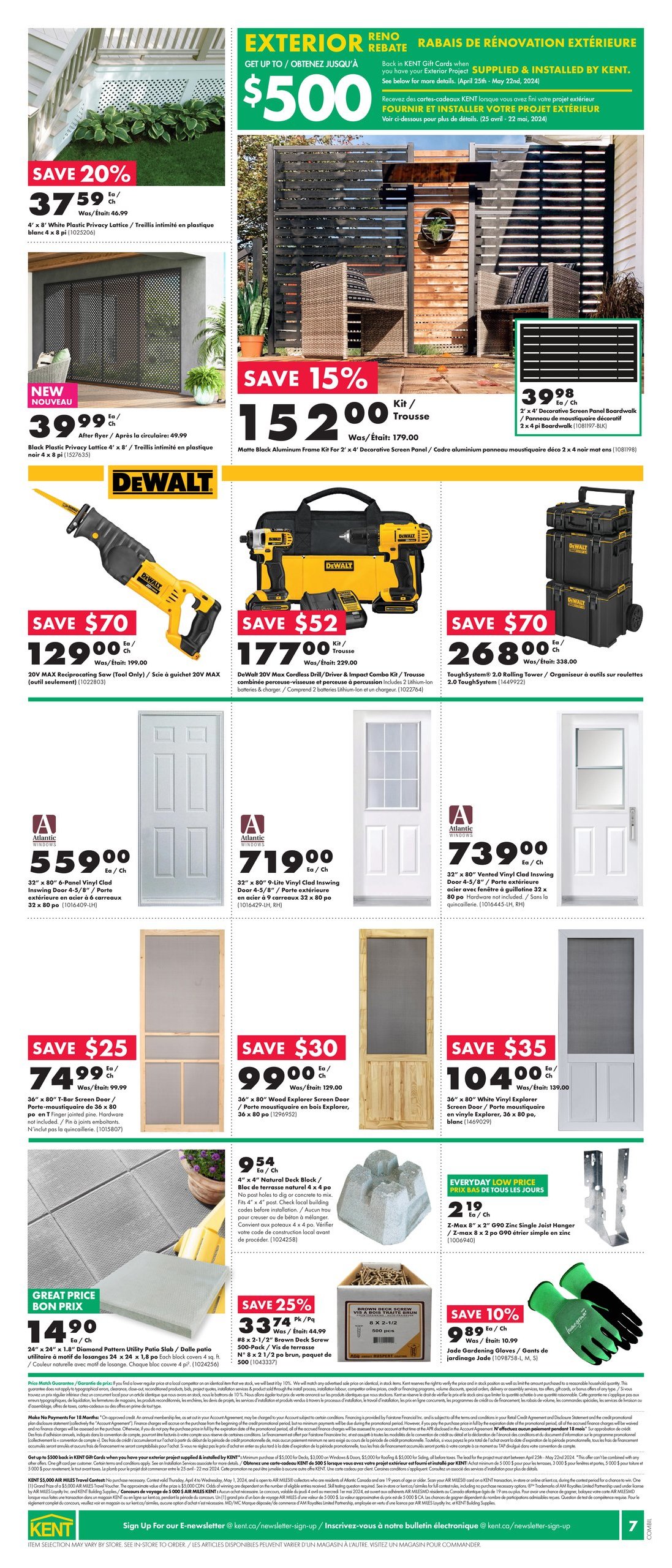 Circulaire Kent Du 25 avril au 1 mai 2024 🍁 Plusieurs Rabais 📌