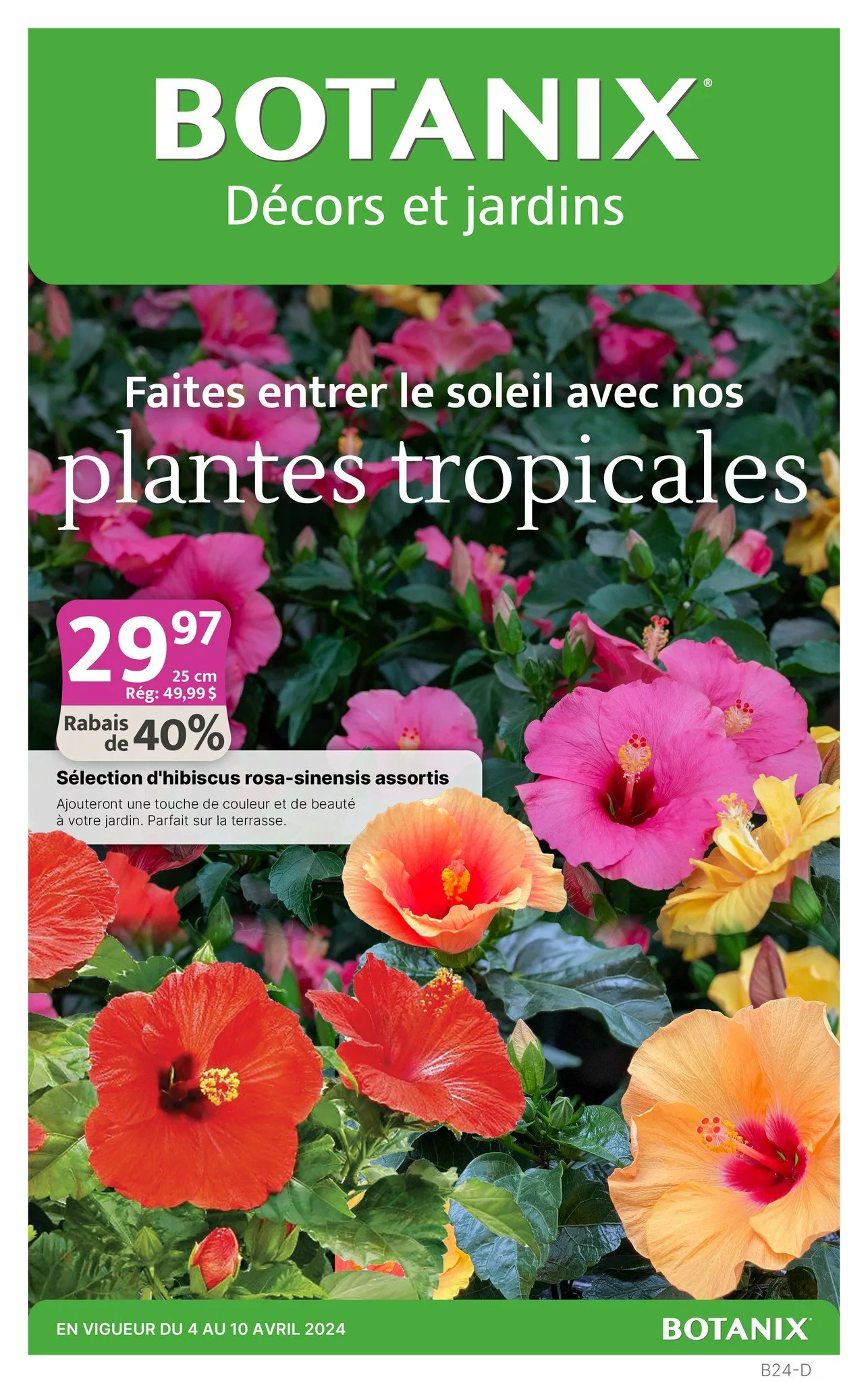 Circulaire Botanix Du 4 au 10 avril 2024 🍁 Plusieurs Rabais 📌