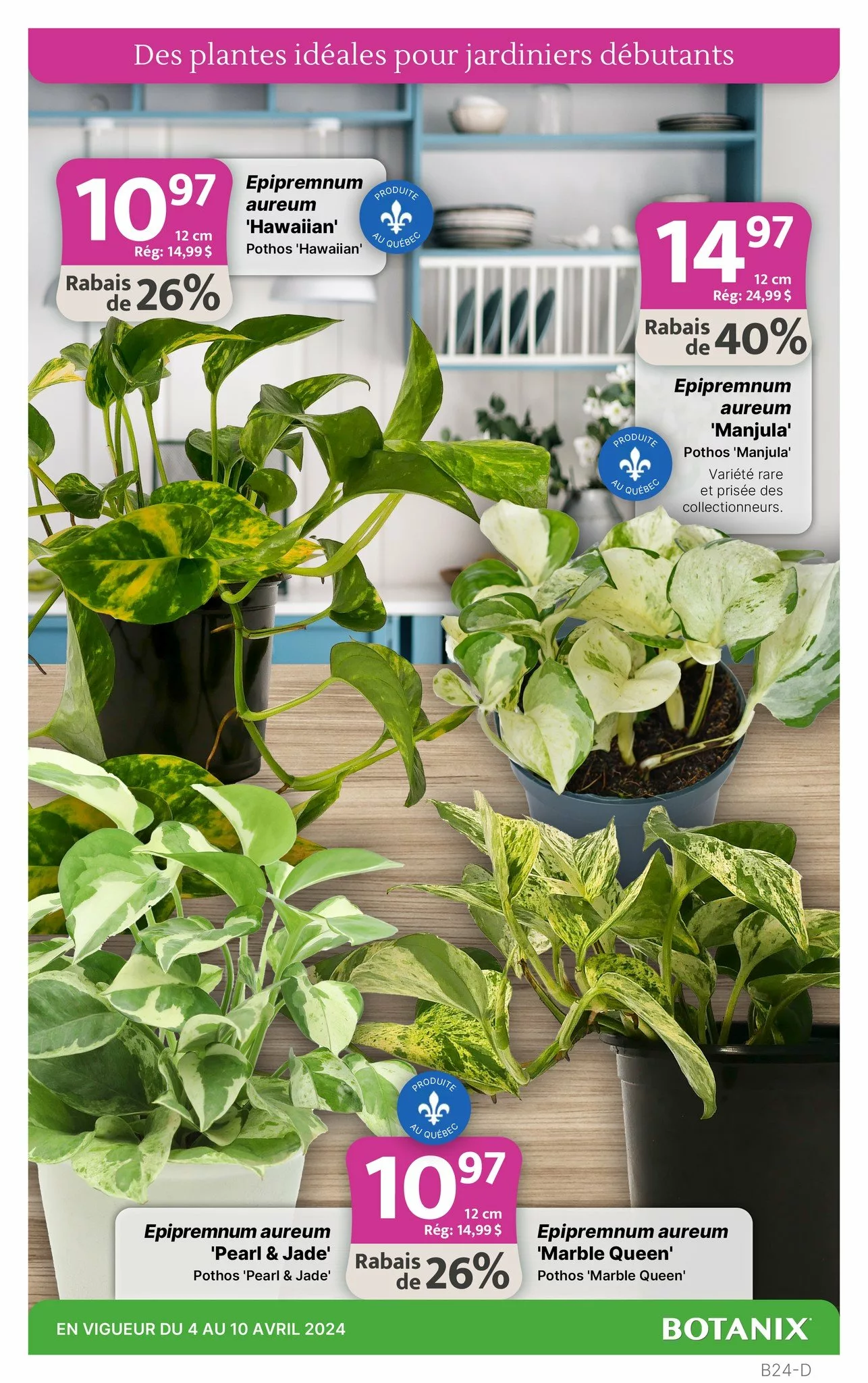 Circulaire Botanix Du 4 au 10 avril 2024 🍁 Plusieurs Rabais 📌