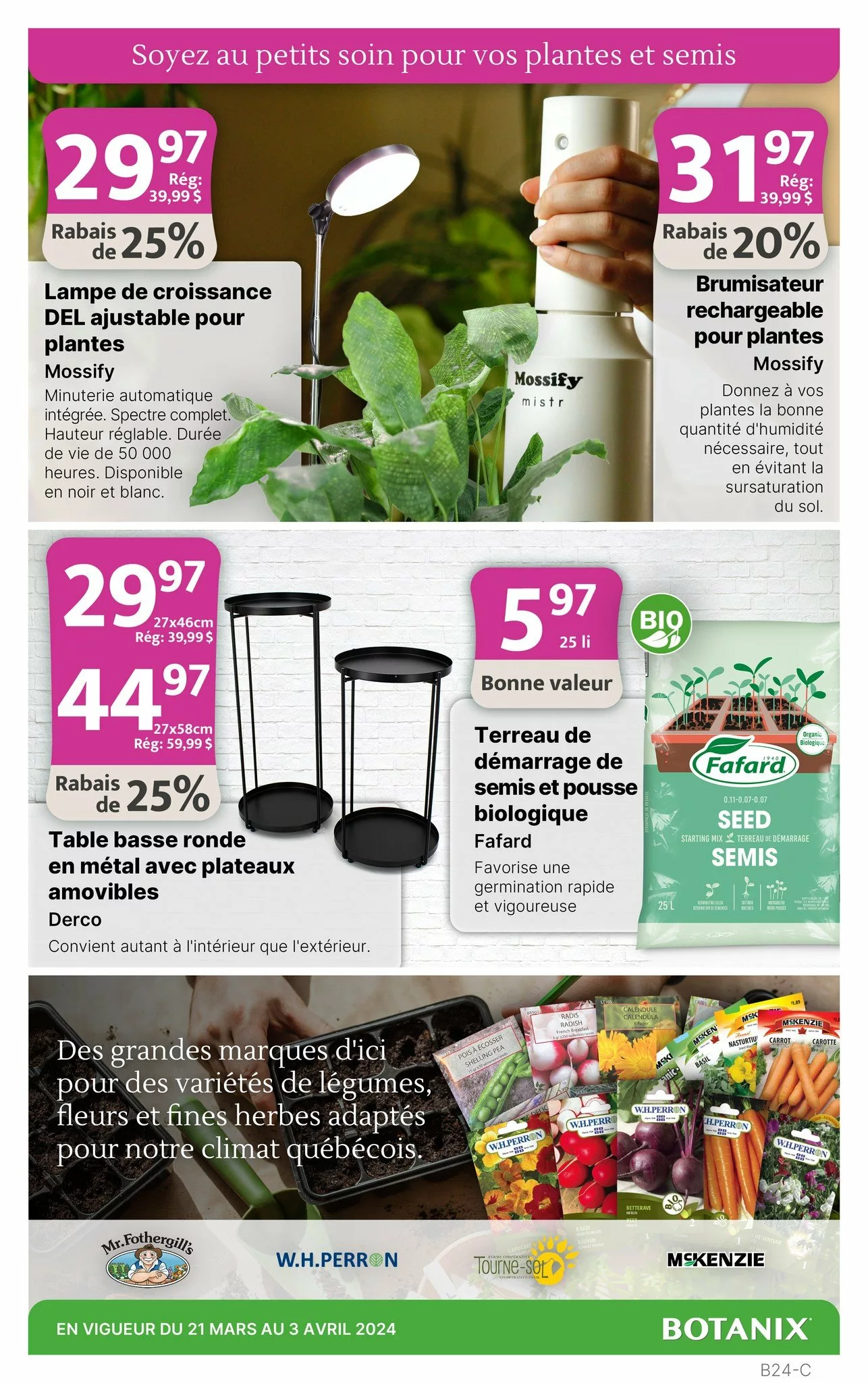 Circulaire Botanix Du 21 mars au 3 avril 2024 🍁 Plusieurs Rabais 📌