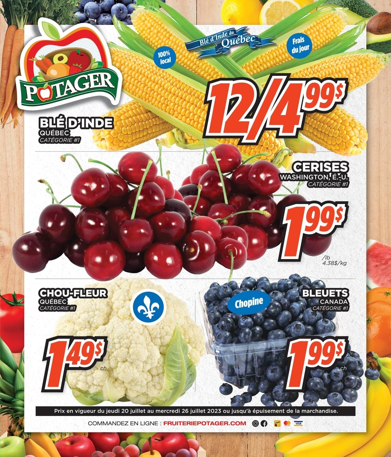 Circulaire Fruiterie Potager Saint-Eustache / Blainville Du 20 au 26 ...