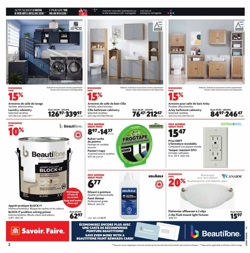 Circulaire Home Hardware Du 18 au 24 janvier 2024 🍁 Plusieurs Rabais 📌