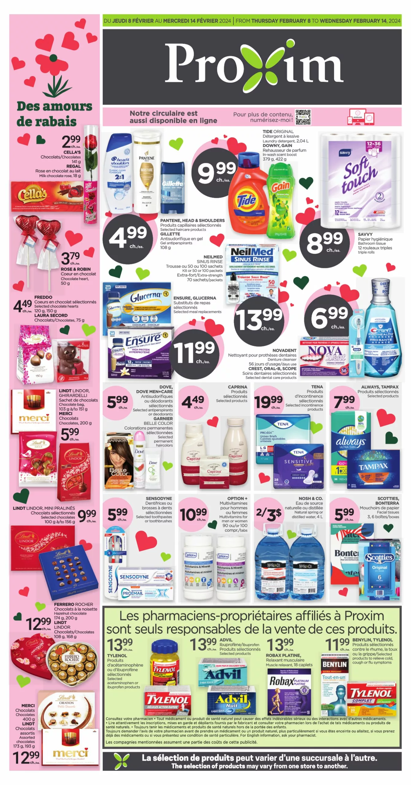 Circulaire Proxim Du 8 au 14 février 2024 🍁 Plusieurs Rabais 📌