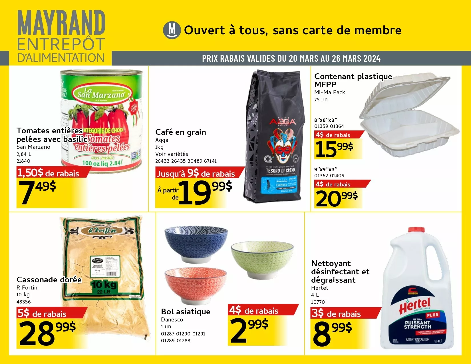 Circulaire Mayrand Du 20 au 26 mars 2024 🍁 Plusieurs Rabais 📌
