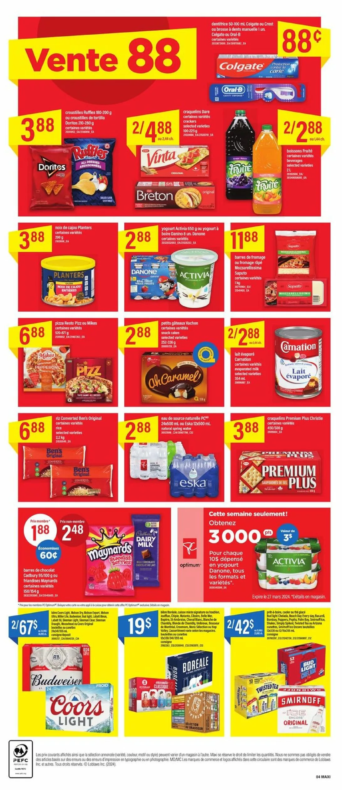 Circulaire Maxi Du 21 au 27 mars 2024 🍁 Plusieurs Rabais 📌