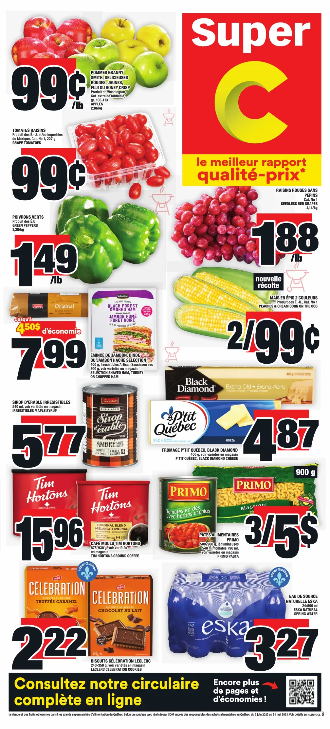 Circulaire Super C Format Écono Du 18 au 24 avril 2024 🍁 Plusieurs Rabais 📌